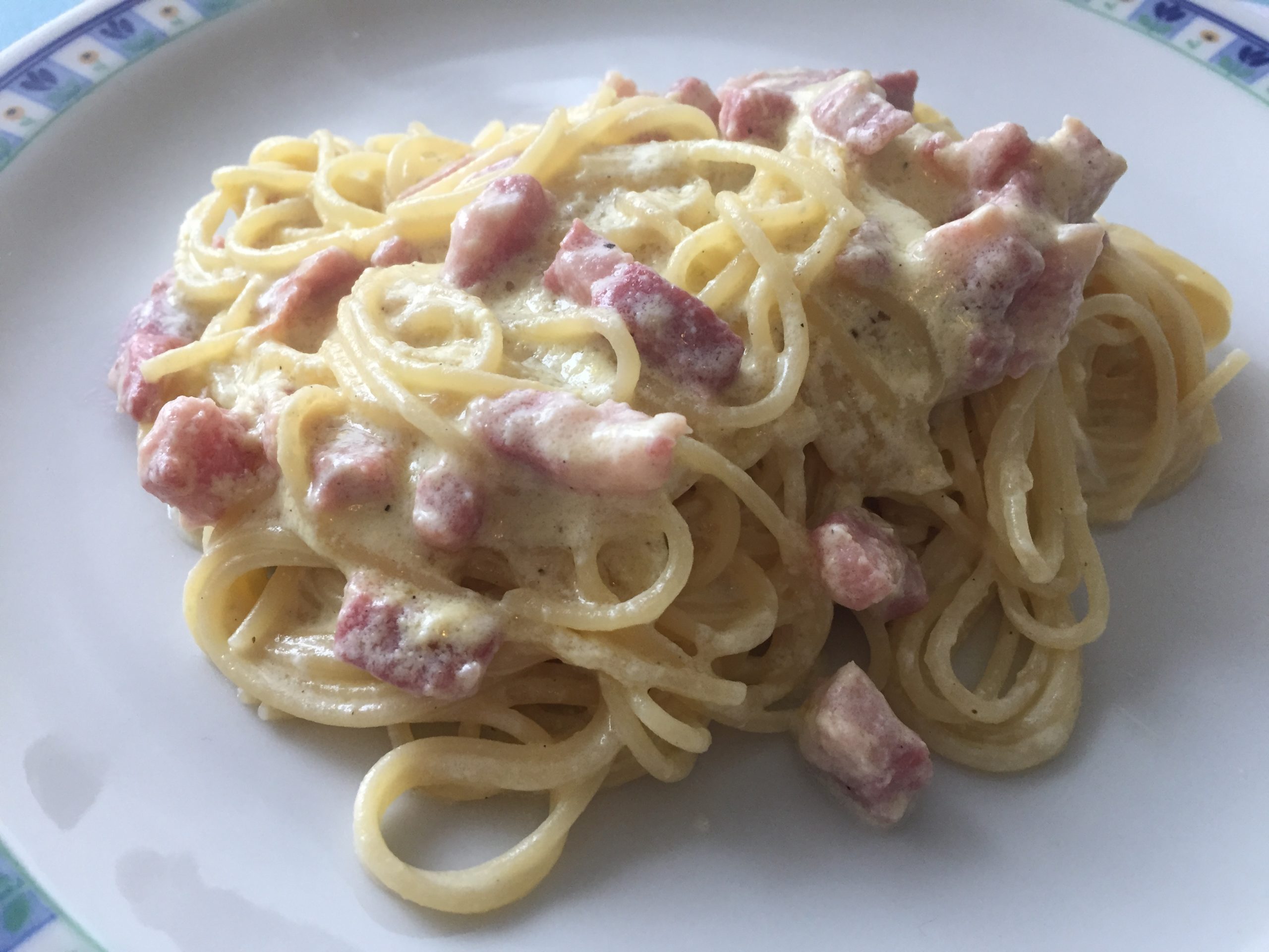 Ricetta di Spaghetti alla carbonara Pag.18 Primi piatti Alberto-arienti.com