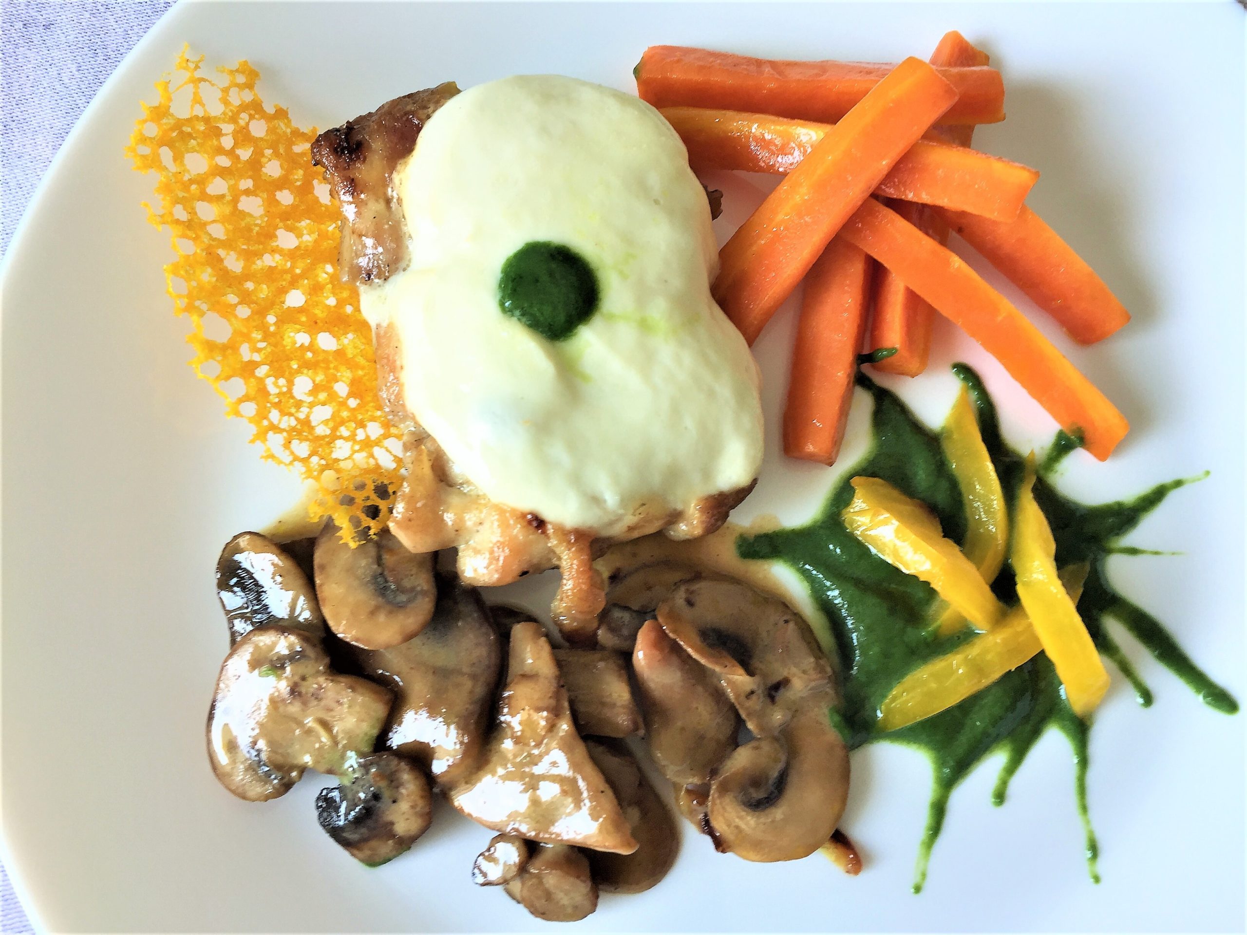 Ricetta di Pollo ai funghi con mozzarella - alberto-arienti.com