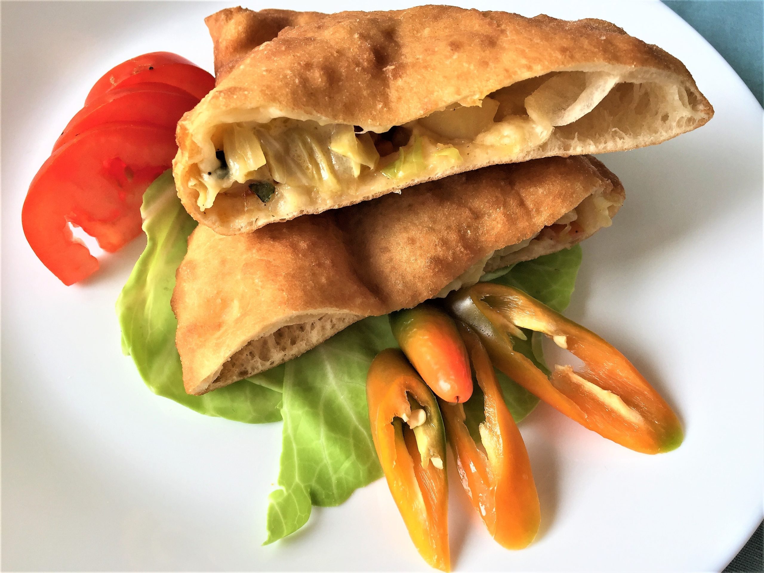 Ricetta di Panzerotto alle verdure - alberto-arienti.com
